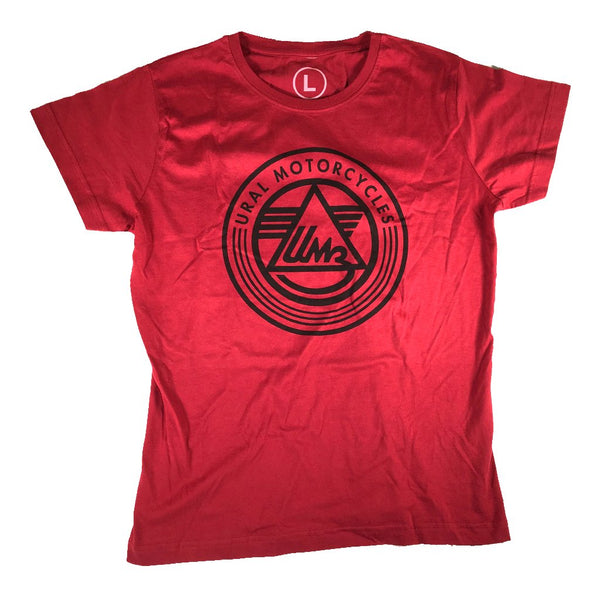 Ladies T-Shirt Logo Red – Ural Japan Online Shop